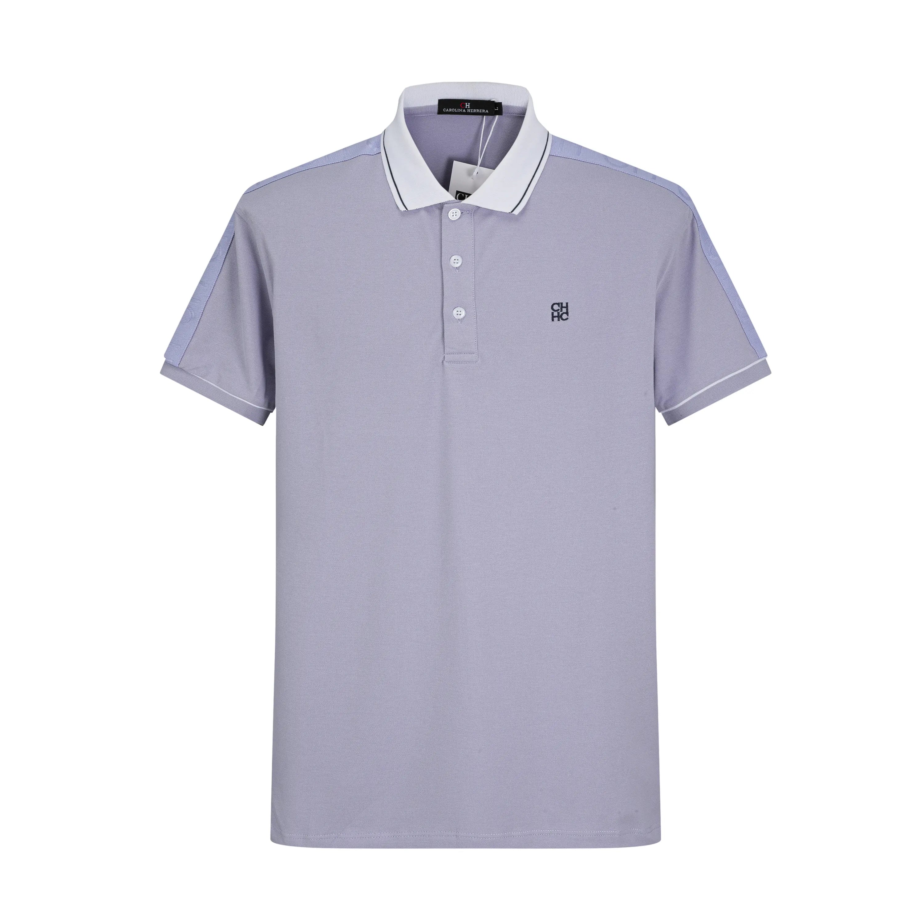 Camiseta 58145 Tipo Polo Morada Para Hombre – MJ LUXURY